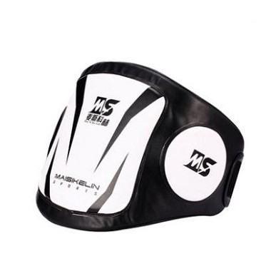 Muay Thai Belly Pad Protect Karate Silat Body Protector Vest Sparring ...