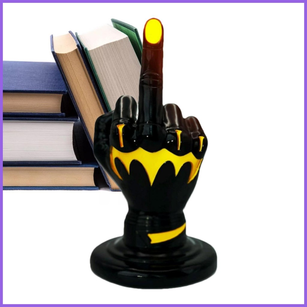 Middle Finger LED Light Hand Sculpture Middle Finger Figurine Middle ...