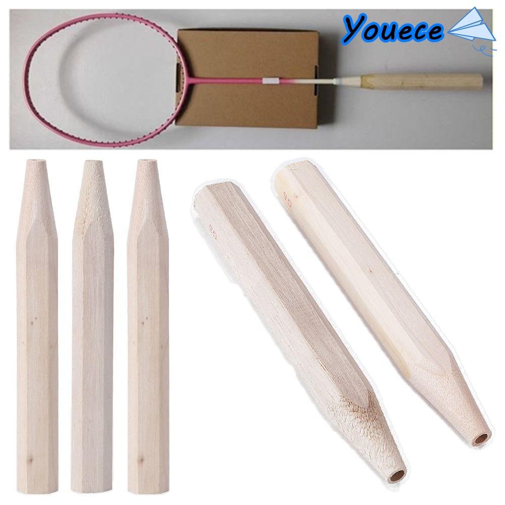 YOUECE Badminton Racket Handle Grip, Wood G5 G6 Badminton Grip, Tool ...