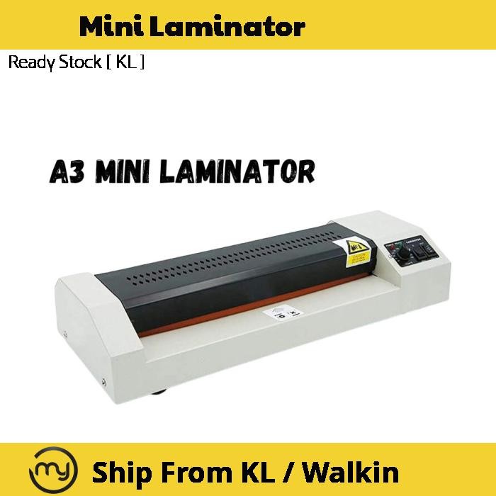 A3 Heavy Duty Laminator Laminate Machine Industrial Metal Body Slim ...