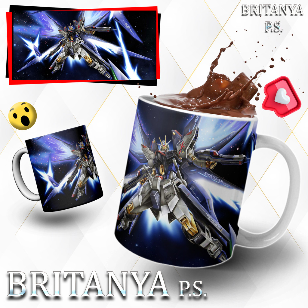GUNDAM LAYOUT ANIME MUG DESIGN | Shopee Malaysia