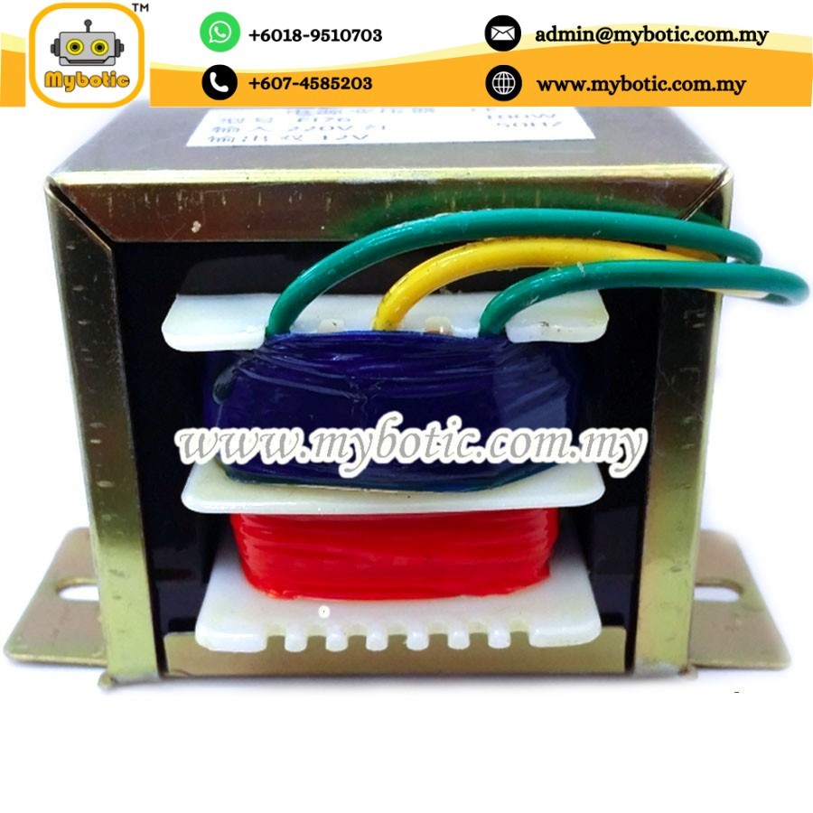 12V/100W Power Transfomer (Dual Output) | Shopee Malaysia