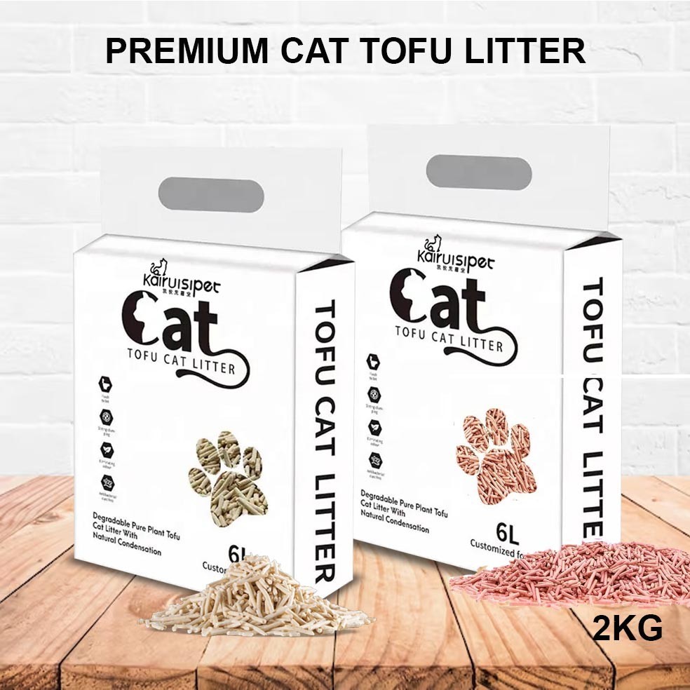Premium Flushable Natural Tofu Cat Litter 6L | Shopee Malaysia