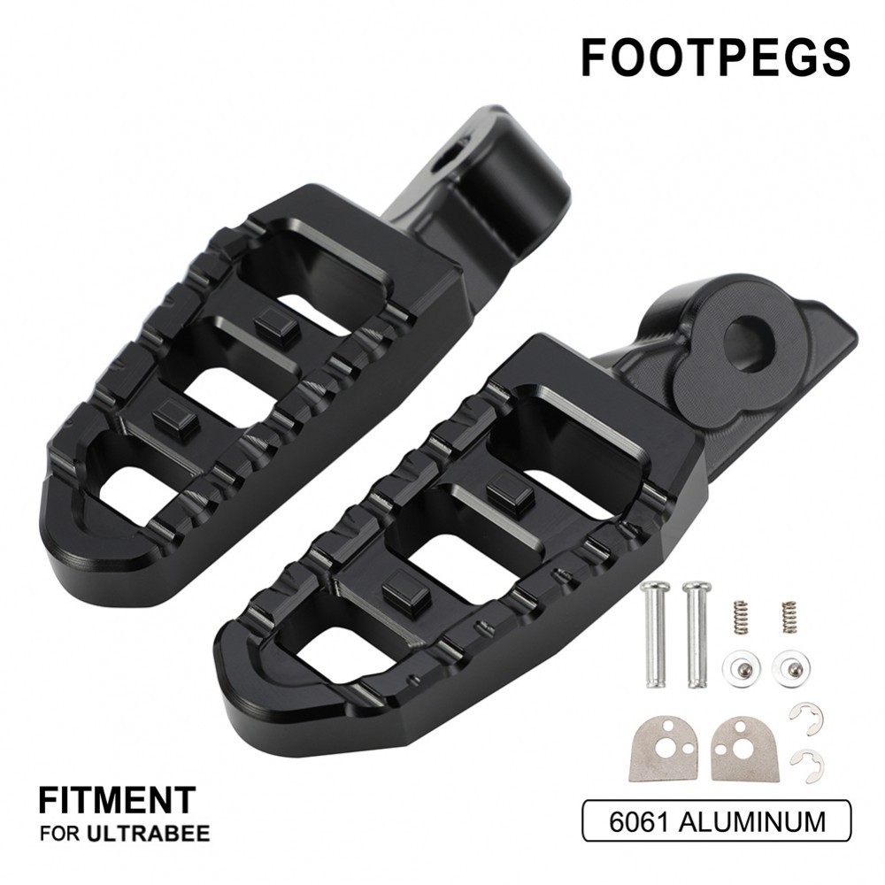 Rear Passenger Footpegs for Surron For UltraBee by CNC Aluminum ...