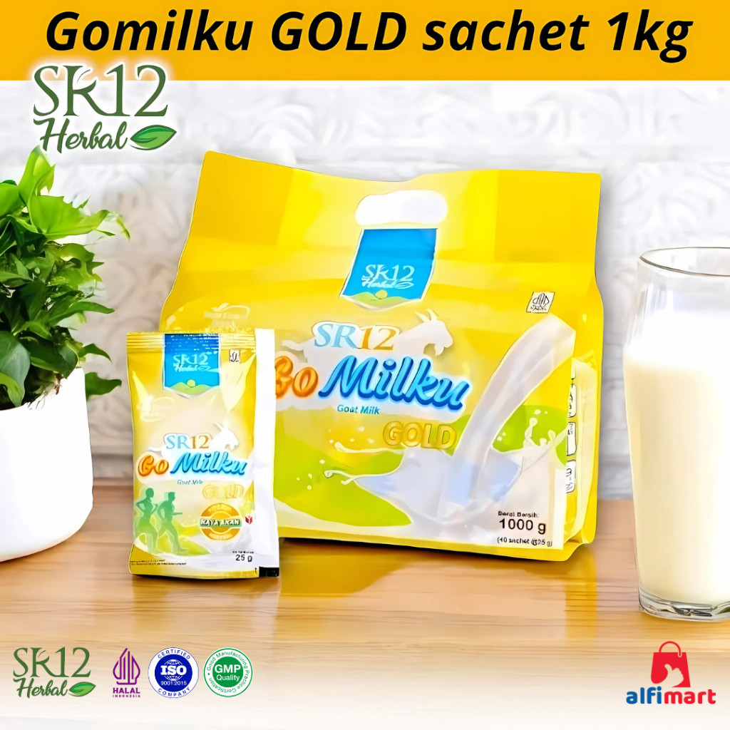 SR12 - Gomilku Gold Sachet contains 40 x 25 grams | PREMIUM Etawa Goat ...