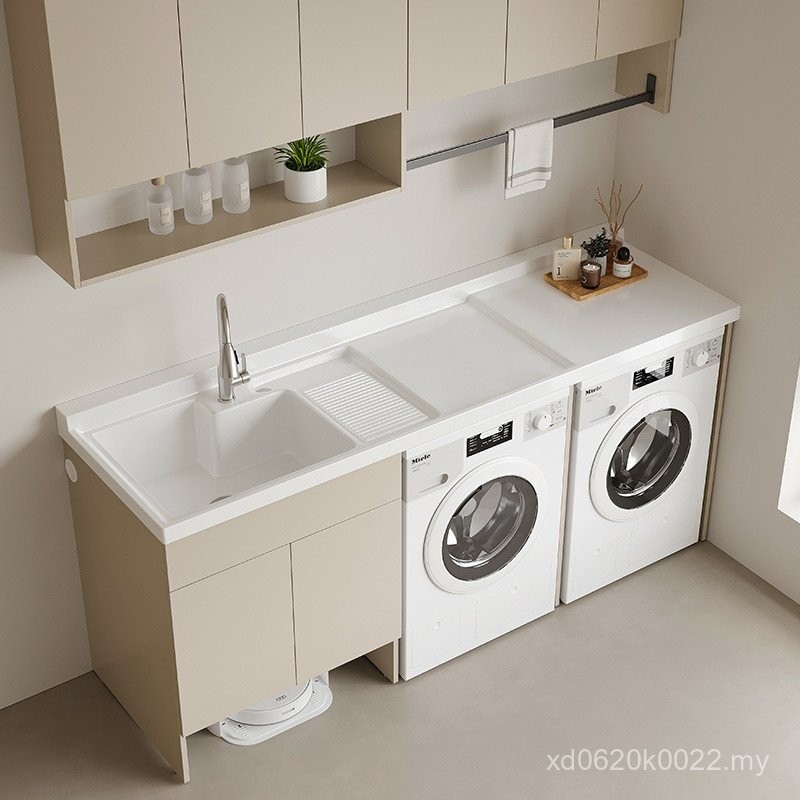 Laundry Cabinet Combination Cabinet Washing Machine Cabinet Integrated ...