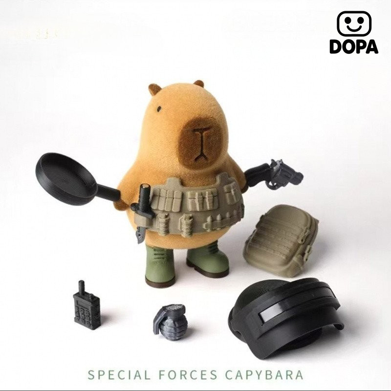 Patung Capybara Pasukan Khas yang menyeronokkan Pasukan Khas Kreatif ...