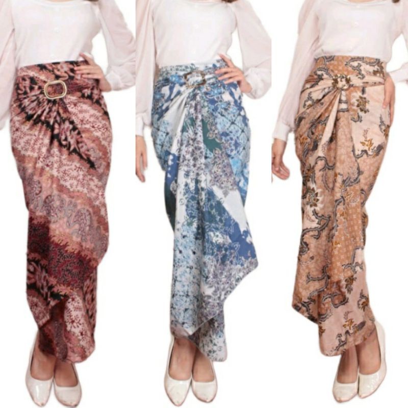 Free Ring - Latest Lilt Batik Floral Motif Skirt / Drawstring Skirt ...