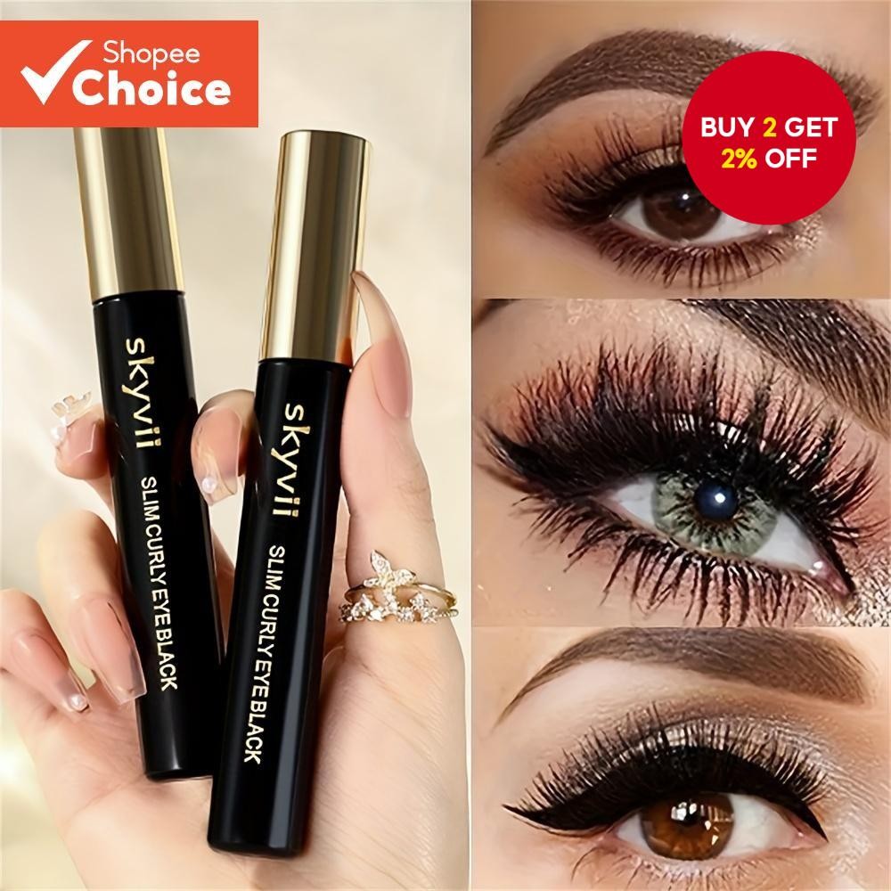 Mascara Waterproof Sweatproof Long-Lasting No Makeup No Smudge ...