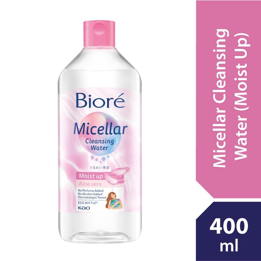 BIORE Micellar Cleansing Water Moist Up 400ml | Shopee Malaysia