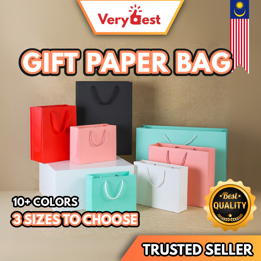 Gift Paper Bag Doorgift Bag High Quality Shopping Bag Birthday Goodies ...