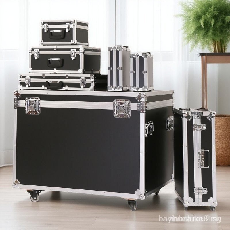 Custom Aluminum Alloy Flight Case Storage Box Trolley Tool Box ...
