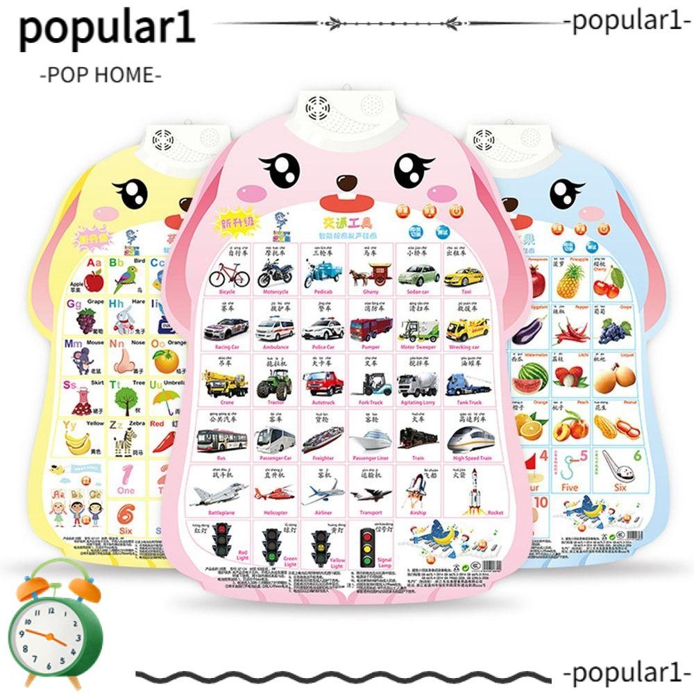 POPULAR Electronic Alphabet Wall Chart, ABC Letters Interactive Talking ...