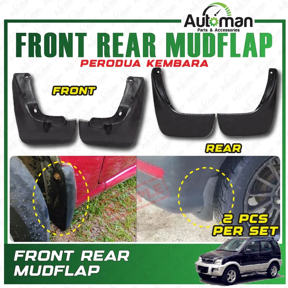 Perodua Kembara Mudflap Soft Rubber Mud Guard Fender Splash Guard Front ...