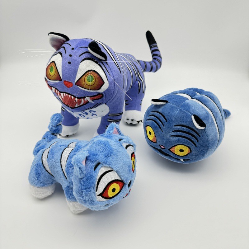 New Kpop Demon Hunters Plush K-POP Demon Slayer Tiger Plush Toy Doll ...