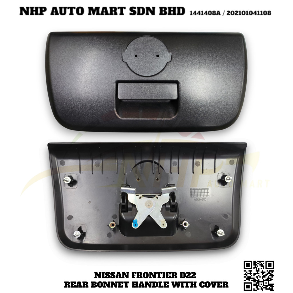 OEM NISSAN FRONTIER D22 REAR BONNET HANDLE WITH COVER PRODUK BARU ...