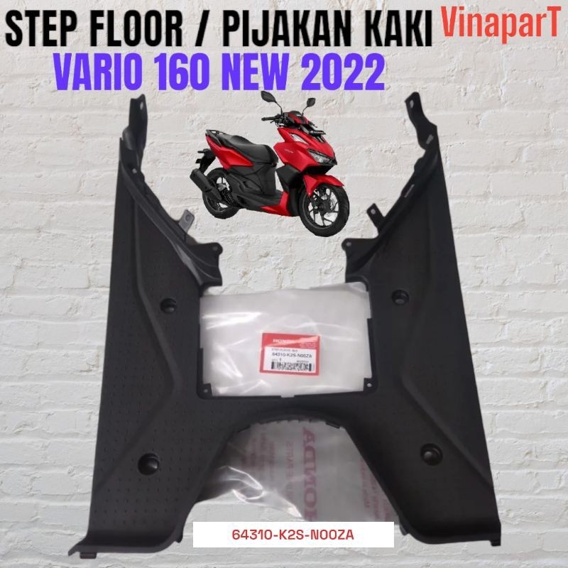 Step floor Footrest honda vario 160 new 2022 K2S original | Shopee Malaysia