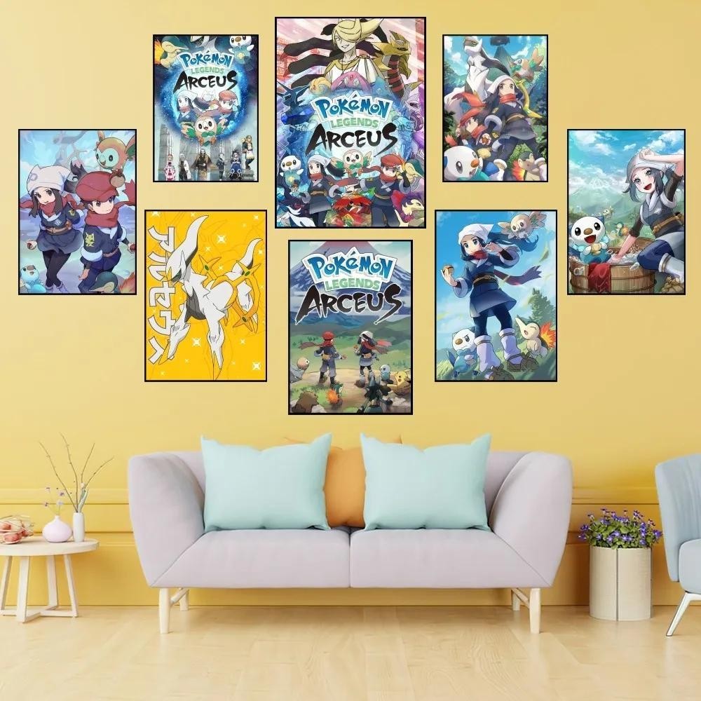 Cetakan Poster Pokemon Legends Z-A - Hiasan Dinding untuk Bilik Tidur ...