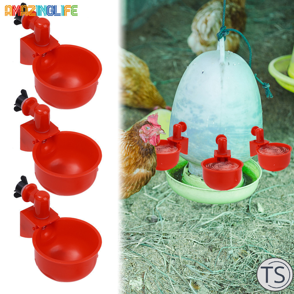 TS Farm Poultry Waterer Drinking Feeder for Chick / Plastic Chicken ...