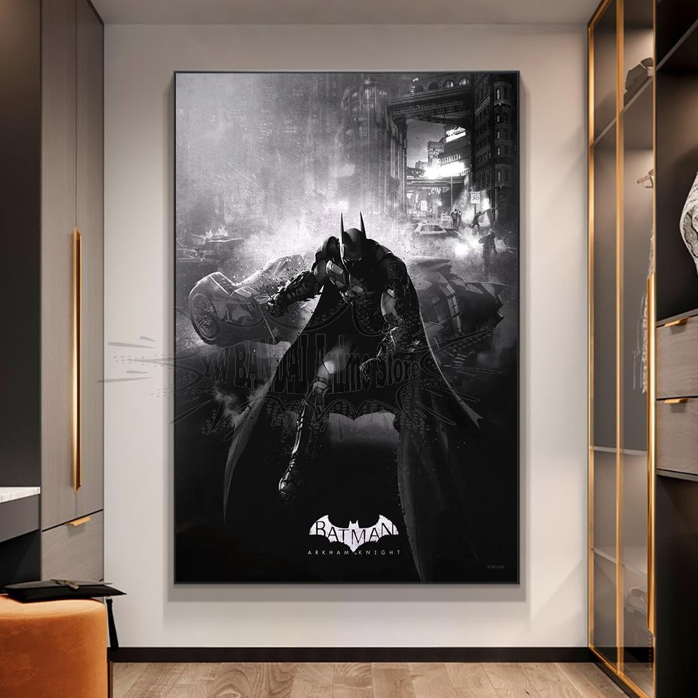 Canvas Wall Art Dc Cool Batman The Joker Wall Poster Pictures Superhero ...