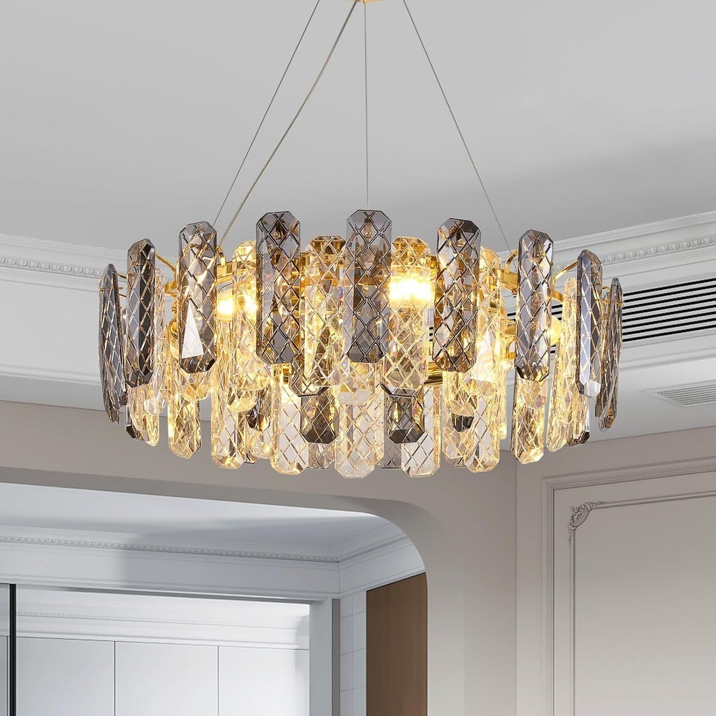 Modern Chandelier Crystal Ceiling Light Chandelier Light Lampu Siling ...
