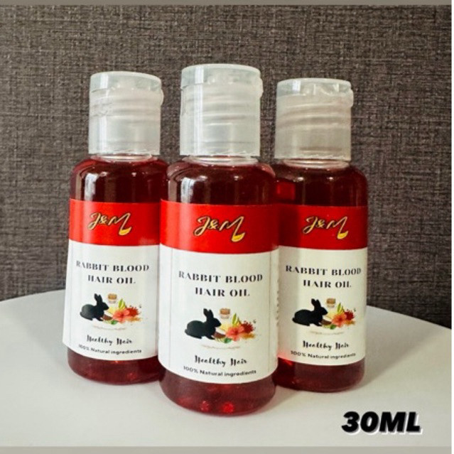 30ML TRIAL Rabbit Blood Hair Growth Oil Haircare | Shopee Malaysia