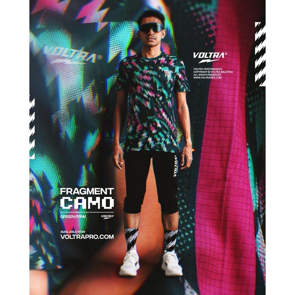 VOLTRA FRAGMENT CAMOUFLAGE - GREEN/PINK | Shopee Malaysia