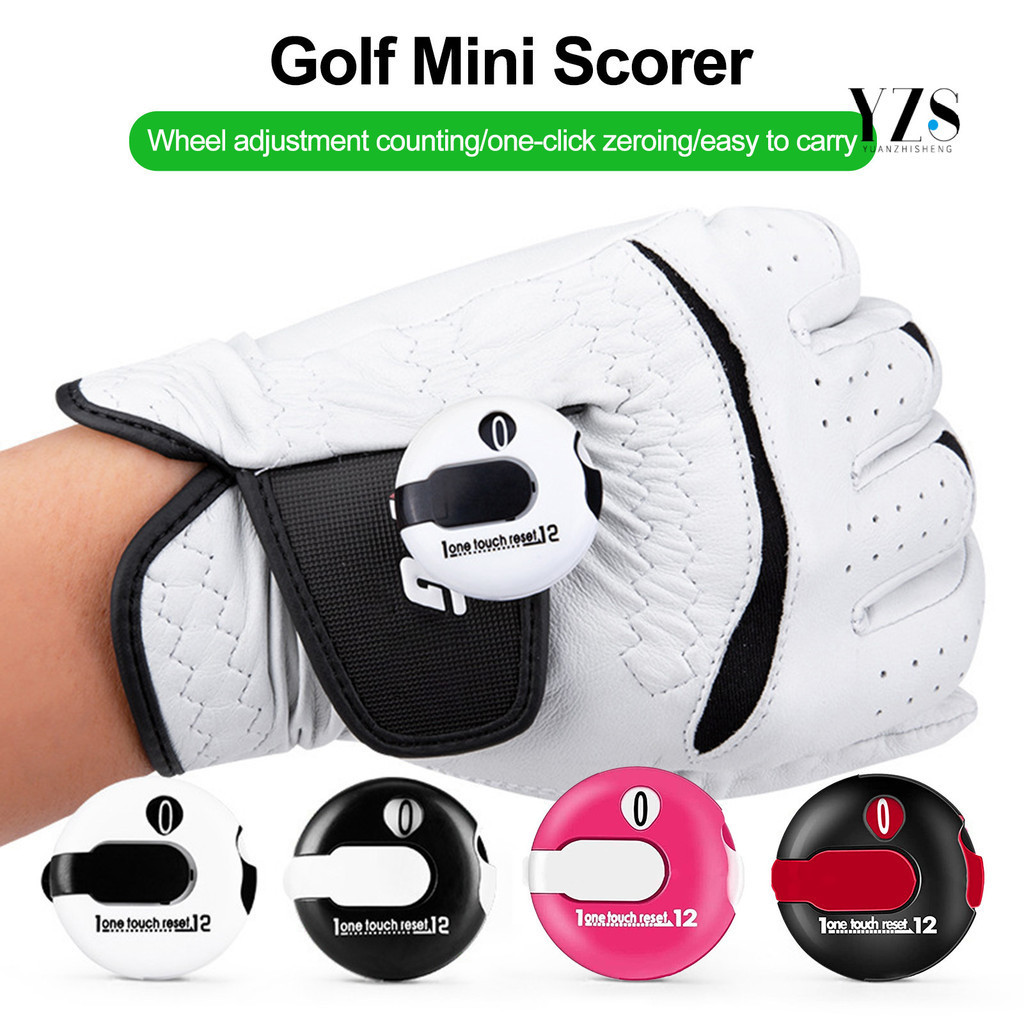 Y-S Golf Score Counter with One Touch Reset Compact Size Portable Golf ...