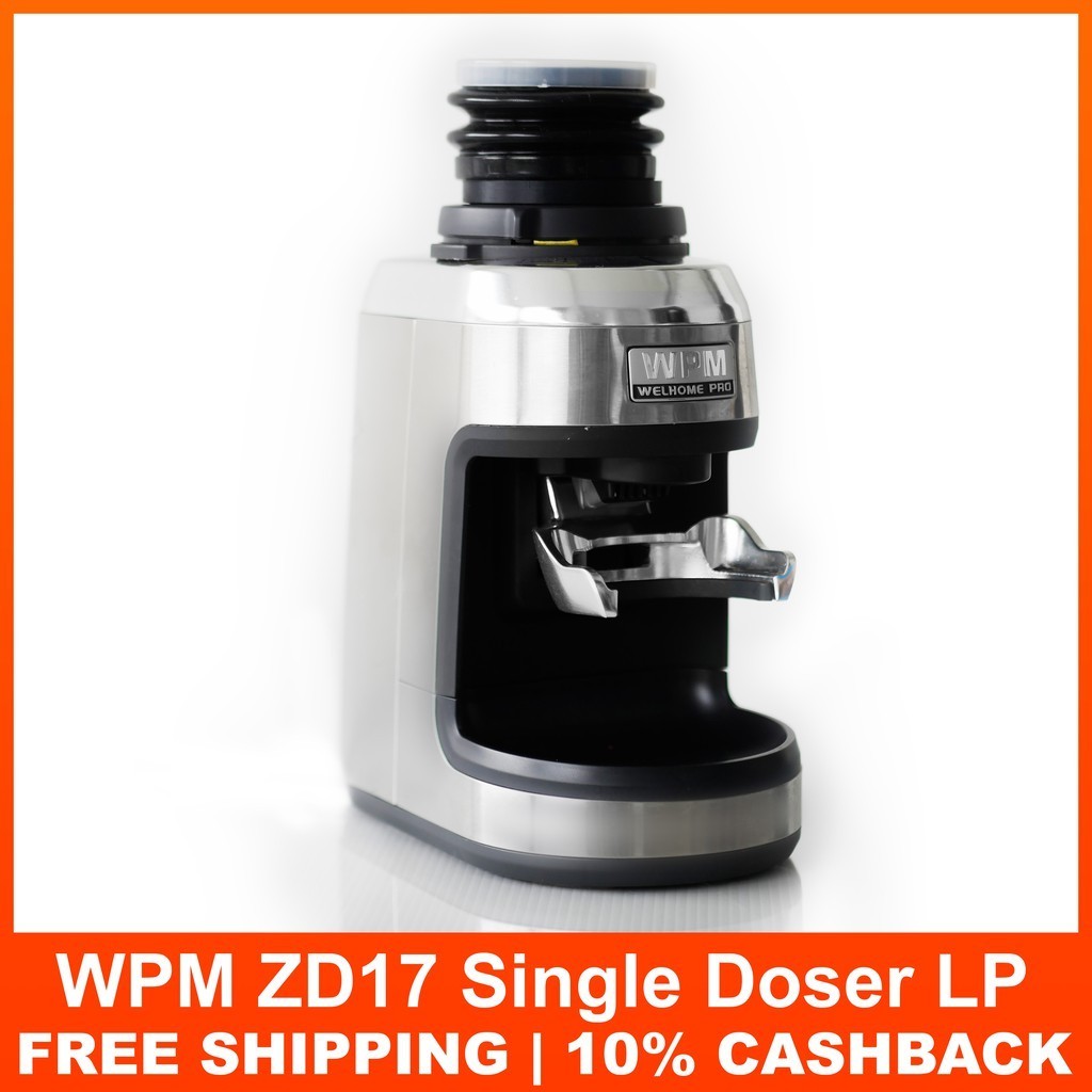 WPM ZD17 grinder Single Dose Hopper & Silicon Bellow Low Profile. Blow ...