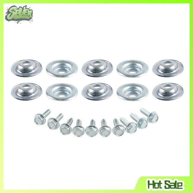20 Piece Set UTV Skid Plate Washers And Bolts Kit Compatible For ...