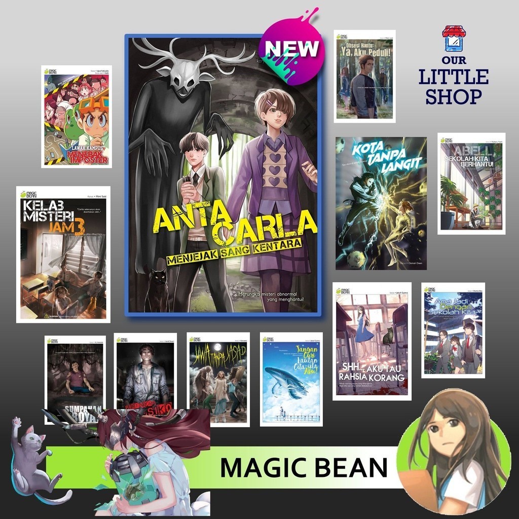 MAGIC BEAN NOVEL [GEMPAK STARZ MAGIC BEAN] | Shopee Malaysia