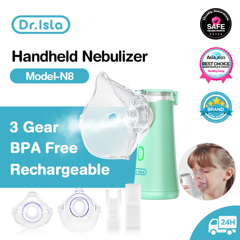 Dr.isla N8 Portable Nebulizer Mini Handheld Inhaler Nebulizer Machine ...