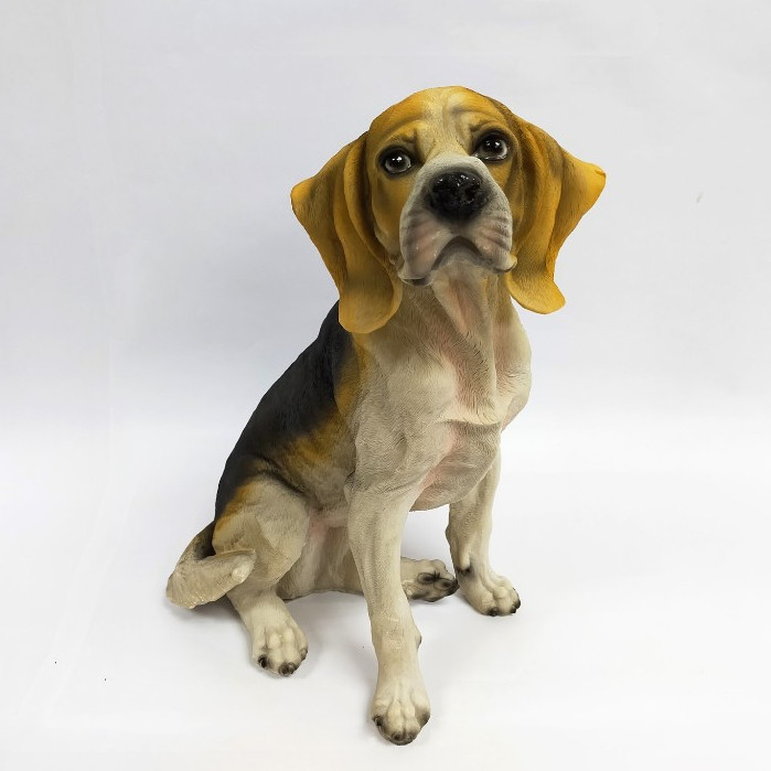 🎁READY STOCK🎁 Polyresin Beagle Dog Statue Home Deco Garden Deco Garden ...