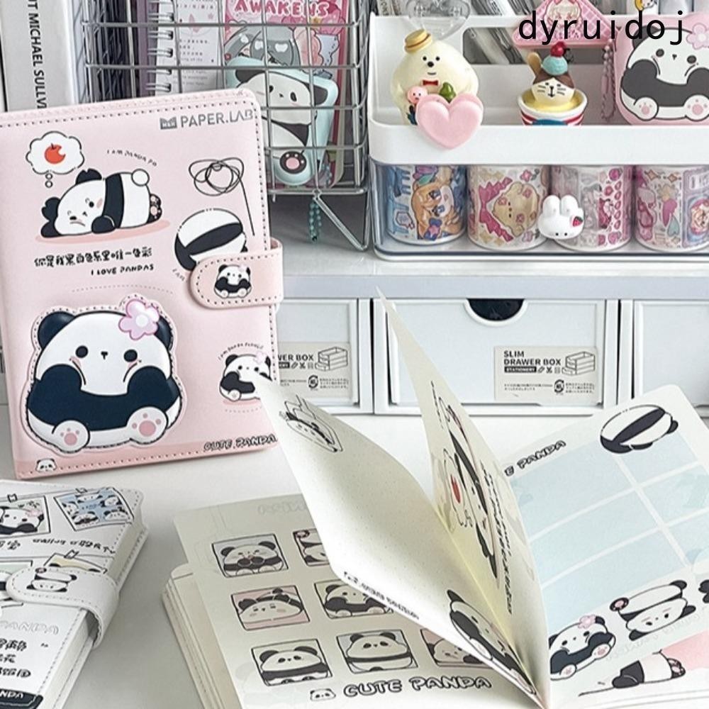 DYRUIDOJ Diary Notebook, Taking Notes Diary Notepad Panda Magnetic ...