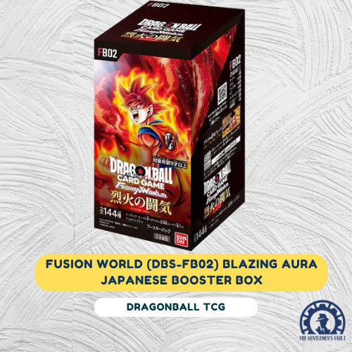 [Local Stocks] FB-02 Blazing Aura- Dragon Ball Fusion World TCG Japanese FB02 Booster Box ...