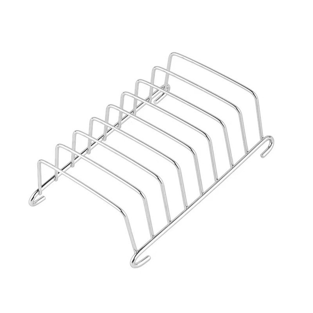 [Richu] Outdoor Grilling Toast Rack Rust-proof Toast Rack 8-slot ...