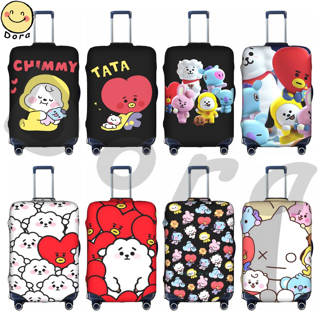 BT21 Luggage Cover Washable Suitcase Protector Anti-scratch Suitcase ...
