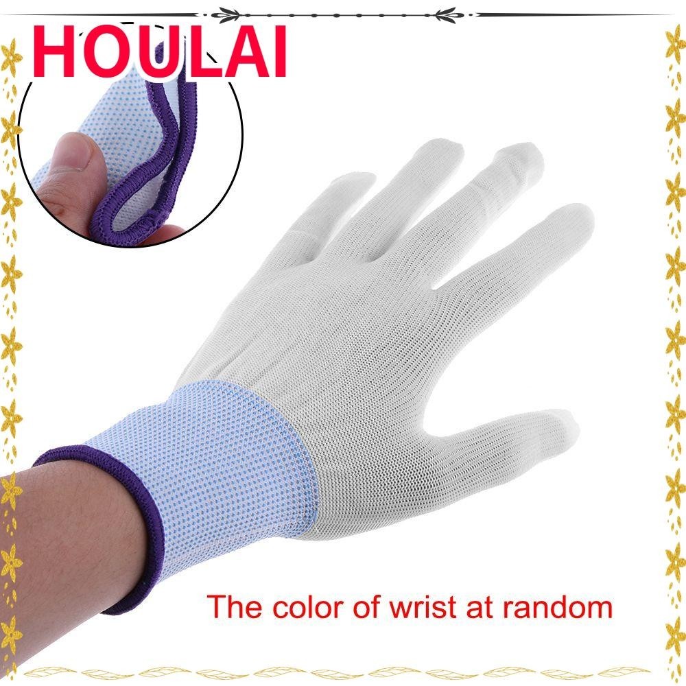 HOULAI Car Wrap Gloves Hot Application Tools White Nylon Wrapping ...