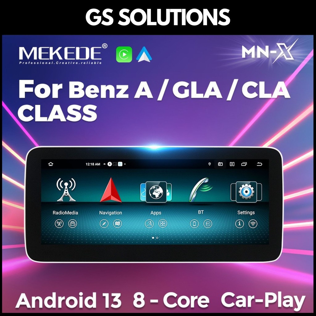 MEKEDE Mercedes A/CLA/GLA Class 2014-2019 MN-X Android Player ...