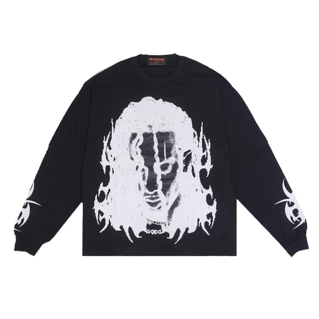 Kkontener PLAYBOI CARTI "SEE YUH" OVERSIZE LONGSLEEVE BLACK | Shopee ...