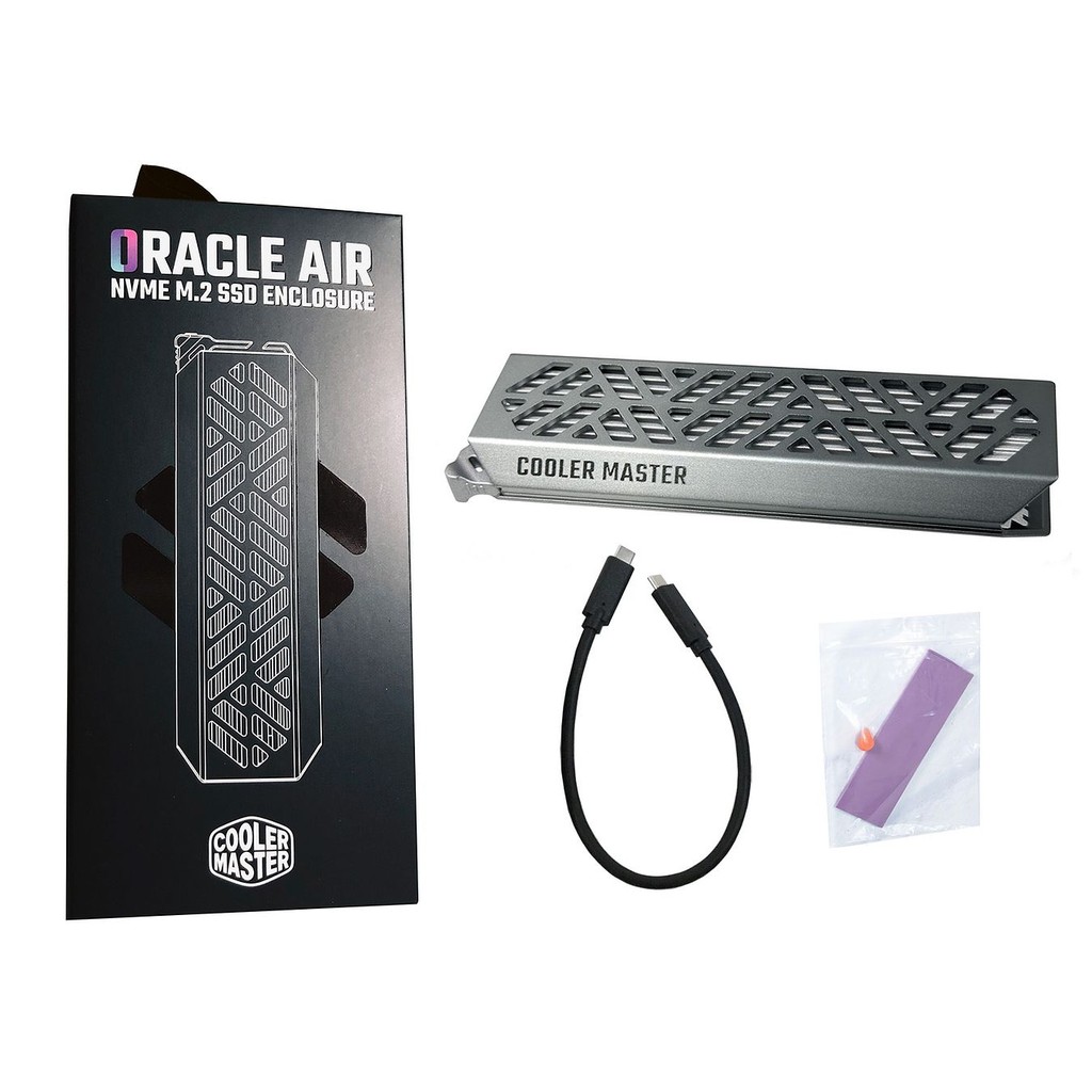 Cooler Master Oracle Air USB-C NVME M.2 SSD Enclosure (SOA010-ME-00 ...