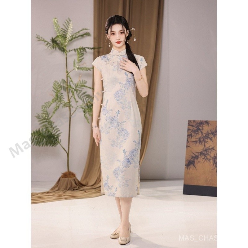 Ancient Style Cheongsam New 2024 New Summer Retro Temperament Young ...