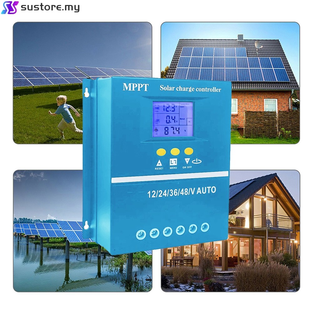 [Super] 60A/80A/100A 12V-48V MPPT Solar Charge Controller PV Charger ...