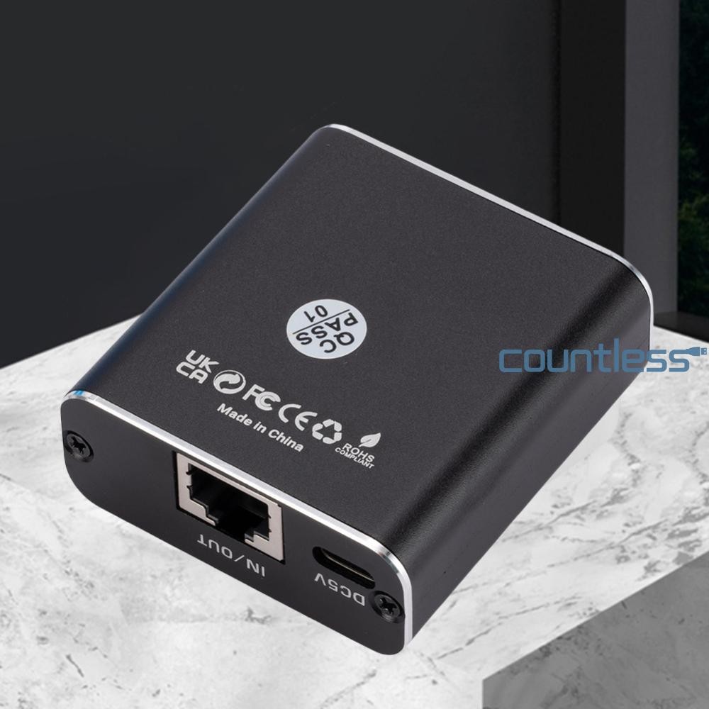 RJ45 Splitter with Power Cable Lan Ethernet Splitter 1000Mbps Internet ...