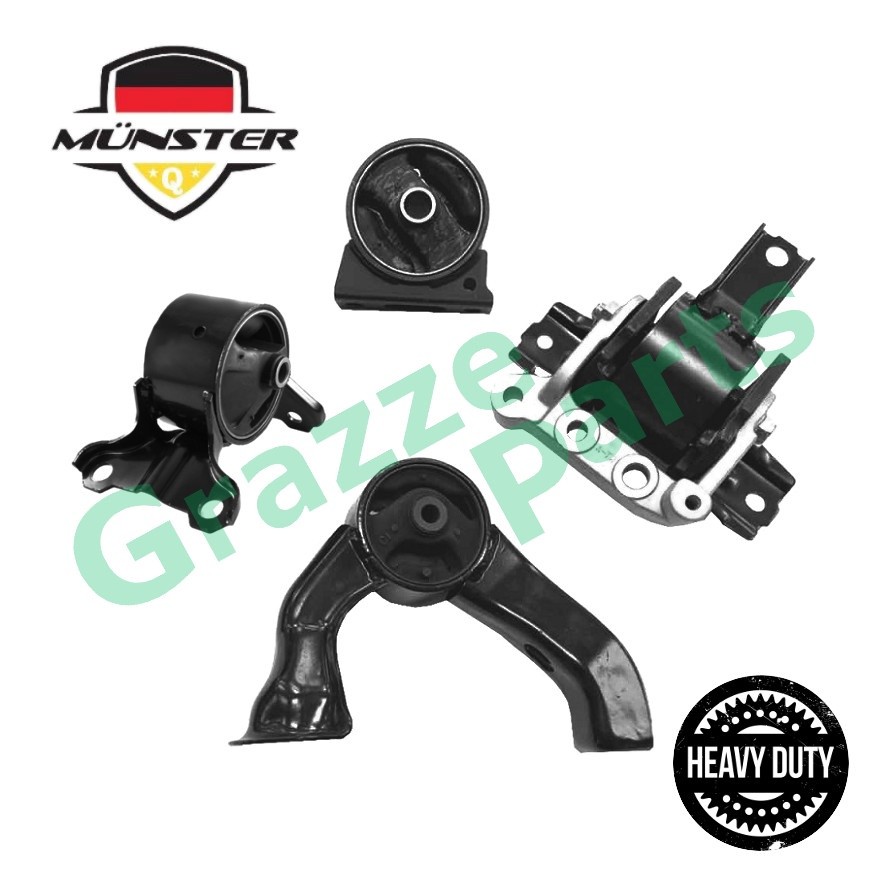 (4pc) Münster ^Heavy Duty^ Engine Mounting Set PRO7576 for Proton ...