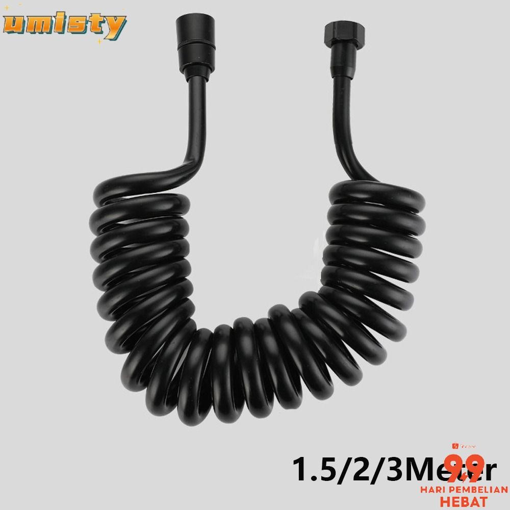 UMISTY 1.5/2/3 Meter Spring Shower Hose, Telephone Line Style Large ...