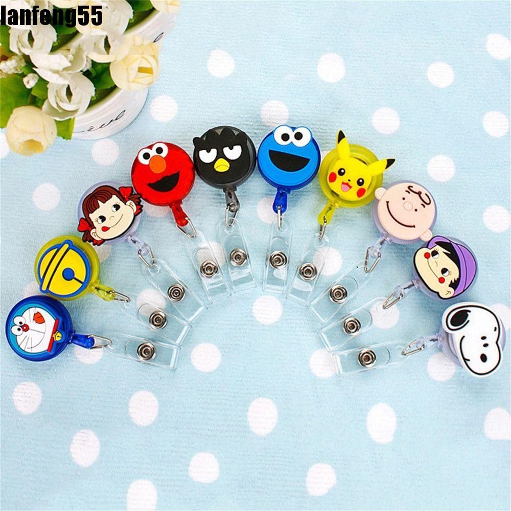 LANFENG ID Card Clips Doraemon Cute Silicone Cartoon Nurse Doctor ...