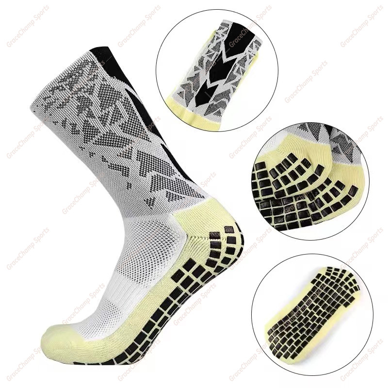 Anti-Slip Football Grip Socks for men Compression Soccer Stokin Outdoor ...