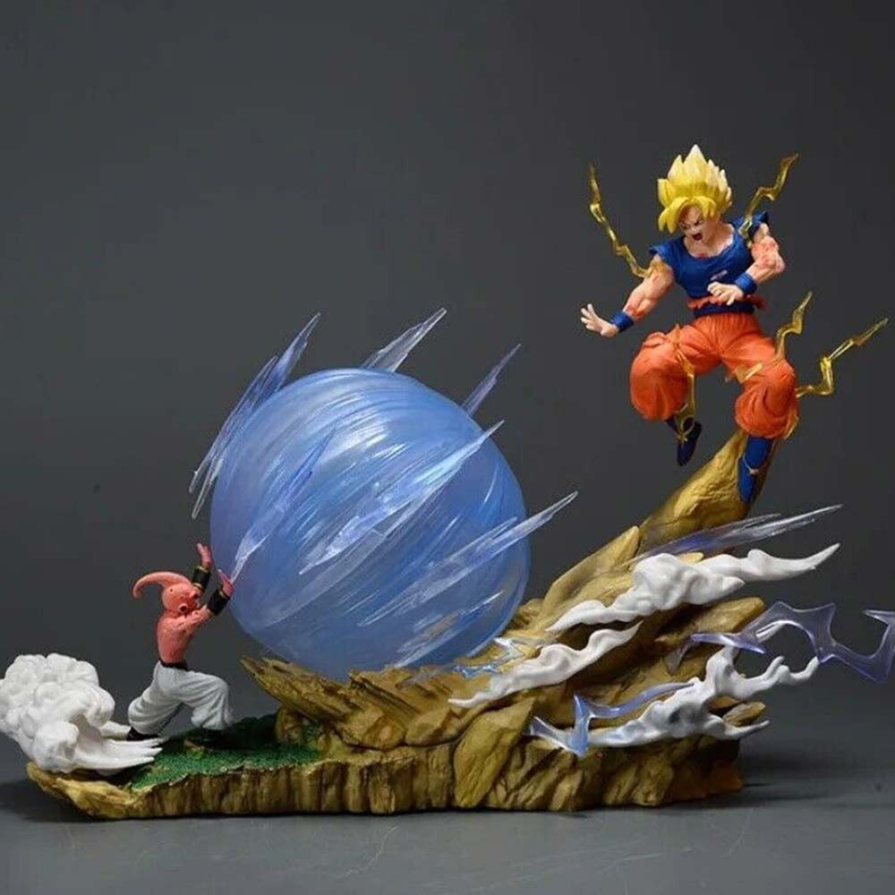 21CM Dragon Ball Figure Shockwave Goku Anime Action Figure | Shopee ...