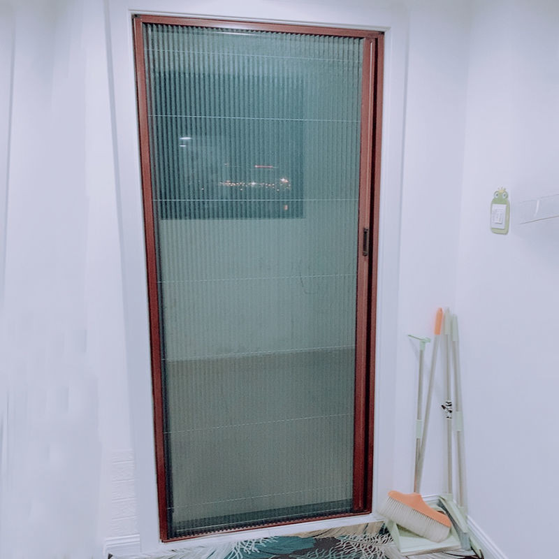 Customized trackless invisible screen door Folding screen door Screen ...